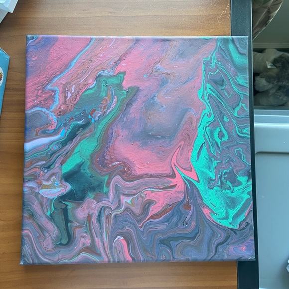 Wall Decor | Original Handmade Acrylic Drip Painting Made By Me | Poshmark